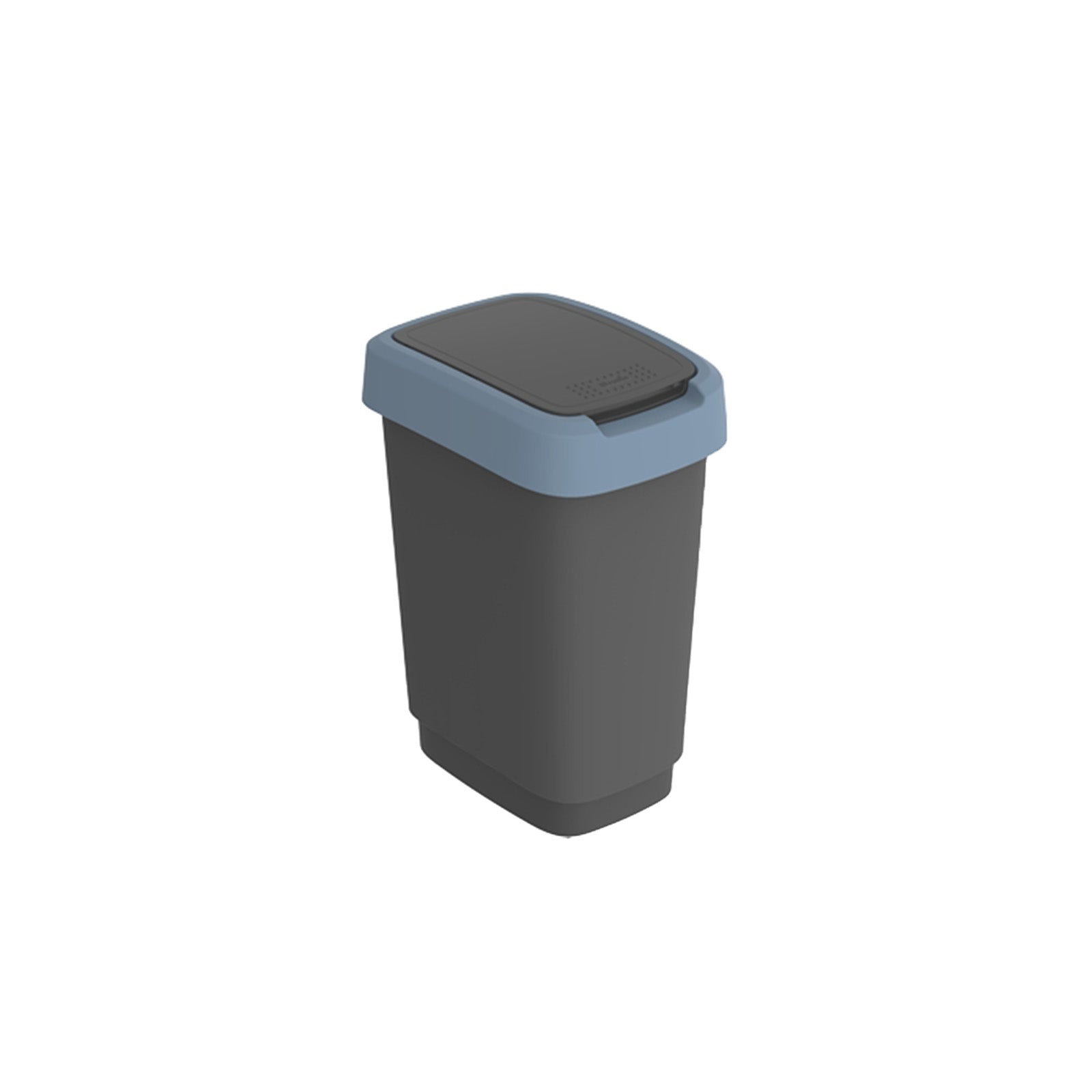 10 l TWIST waste bin with swing lid – Rotho Italia